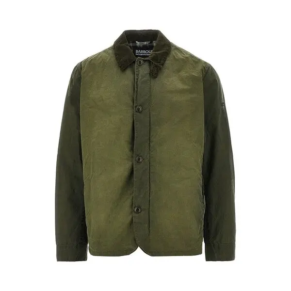BARBOUR INTERNATIONAL Waxed Cotton Jacket - Green