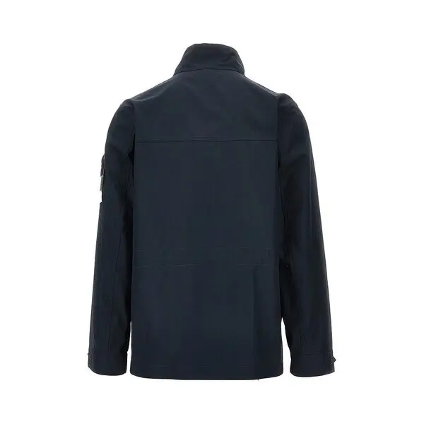 Stone Island All-weather Cotton Canvas S.i. Ghost Jacket - Blue