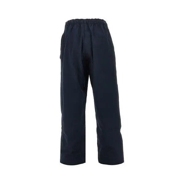 Studio Nicholson Nava Cotton Twill Loose Fit Trousers With Drawstring Waist