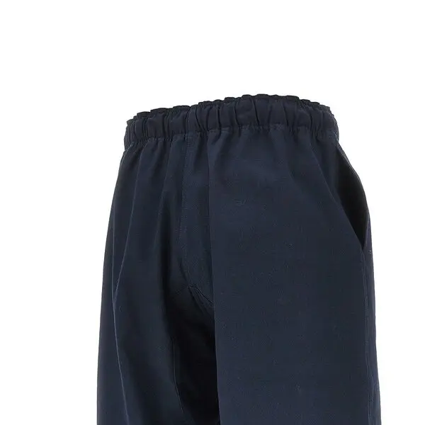 Studio Nicholson Nava Cotton Twill Loose Fit Trousers With Drawstring Waist