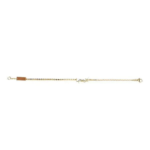 Saint Laurent Cassandre Chain Bracelet - Gold