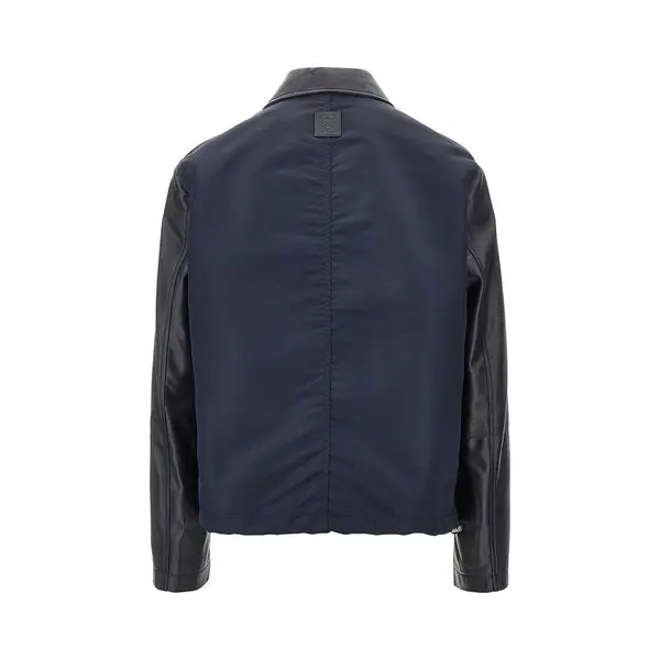 Loewe Nappa Leather And Nylon Workwear Jacket