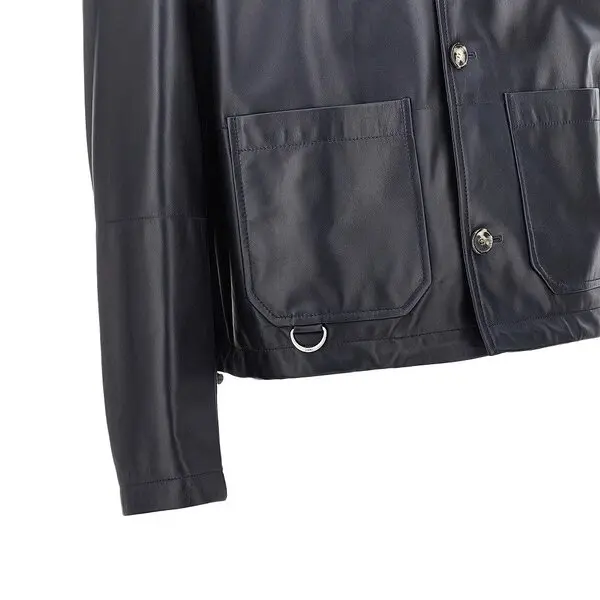 Loewe Nappa Leather And Nylon Workwear Jacket