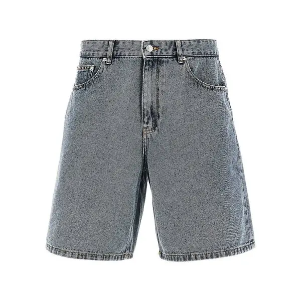 LES DEUX Ryder Relaxed Fit Wide Leg Denim Shorts