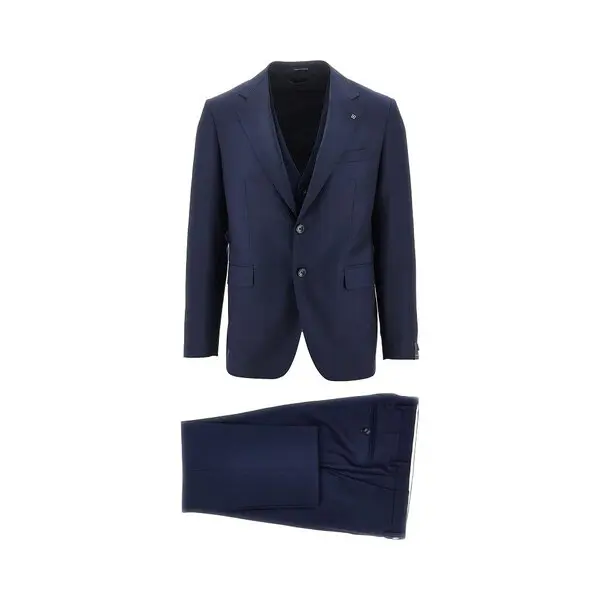 Tagliatore Super 110s Wool Three-piece Tailored Suit