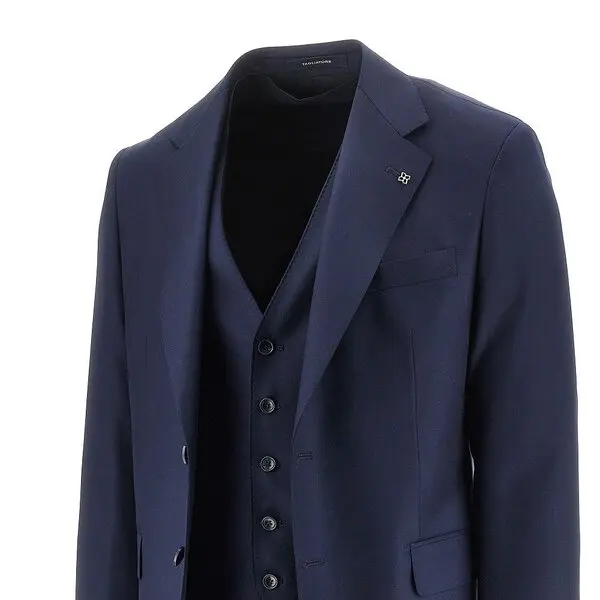 Tagliatore Super 110s Wool Three-piece Tailored Suit