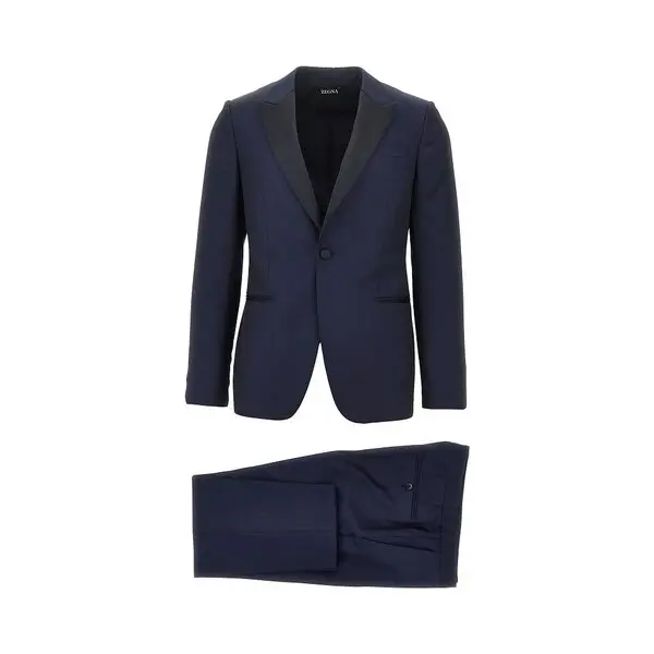 Zegna Wool And Mohair Evening Tailored Suit