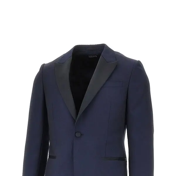 Zegna Wool And Mohair Evening Tailored Suit