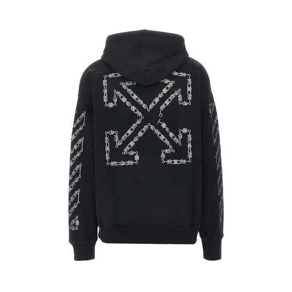 Off-White Chain Araldic Arrow Oversized Hoodie
