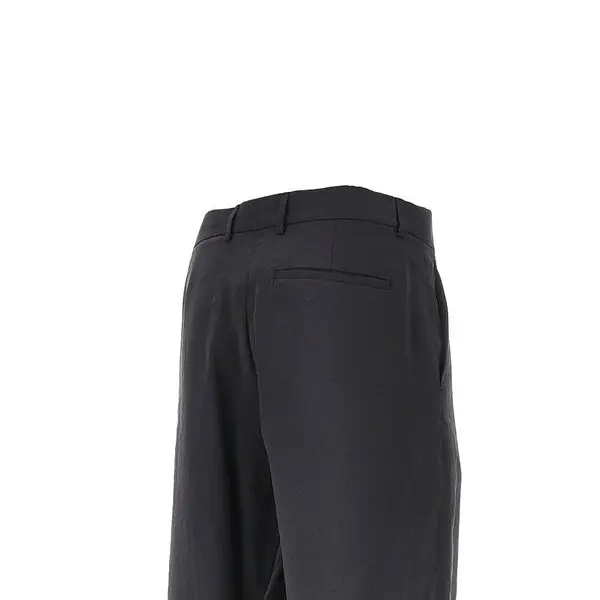 Emporio Armani Modal-blend Relaxed Fit Straight Leg Pants