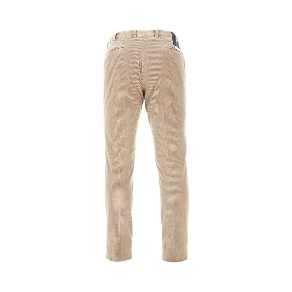 SANTANIELLO Corduroy Trousers - Beige