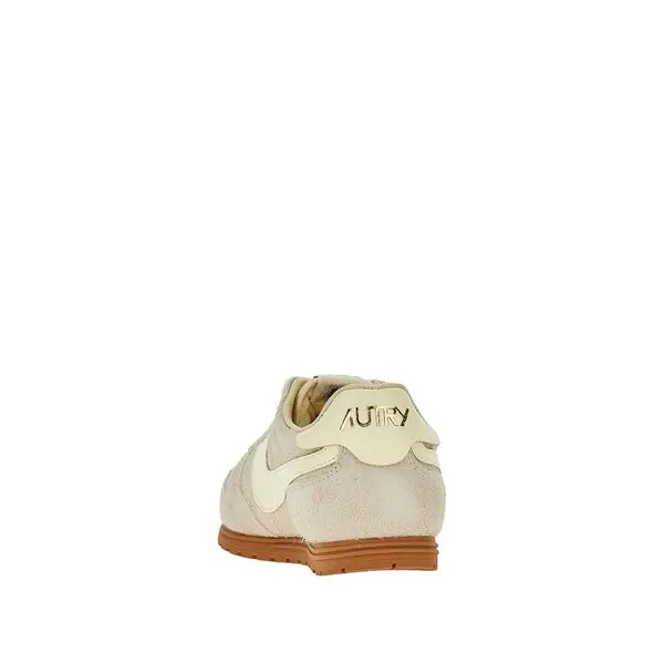 AUTRY Windspin Suede Leather Lace-up Sneakers - Beige