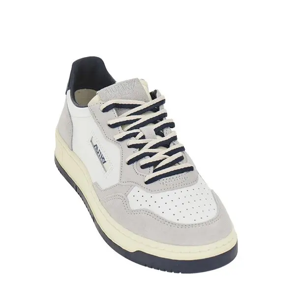 AUTRY Leather And Suede Low Top Sneakers - Multicolor