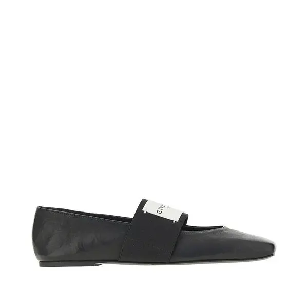 Givenchy Sliced Square Nappa Leather Ballerinas