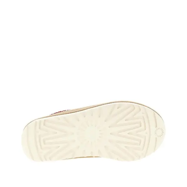 UGG Tasman Suede Slippers With Wool Lining - Beige