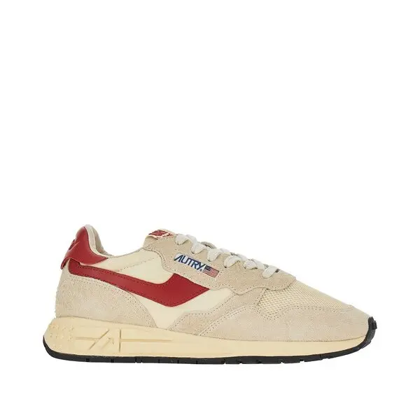 AUTRY Reelwind Suede And Nylon Sneakers - Beige