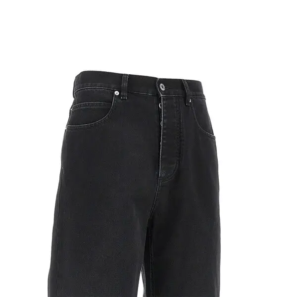 Bottega Veneta Cuffed Straight Leg Jeans