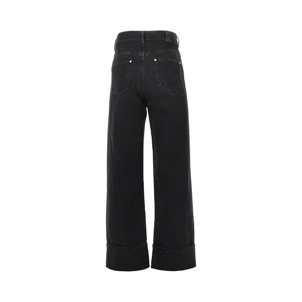 Bottega Veneta Cuffed Straight Leg Jeans