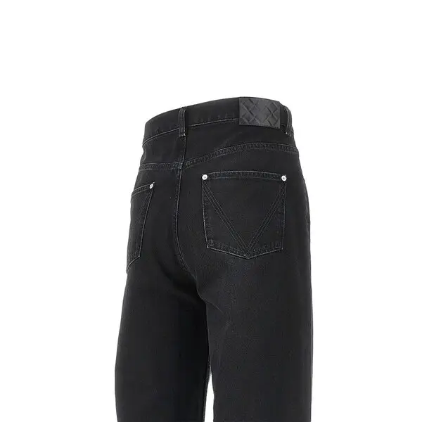 Bottega Veneta Cuffed Straight Leg Jeans