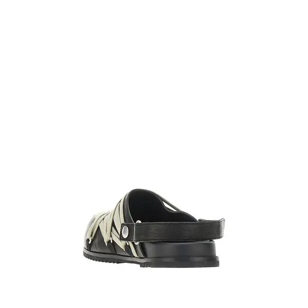 Rick Owens Megelace Leather Mules