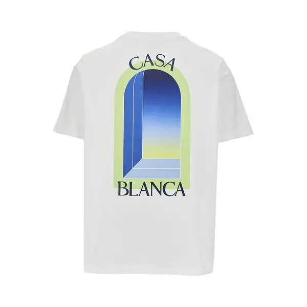 Casablanca Arche' Print T-hirt