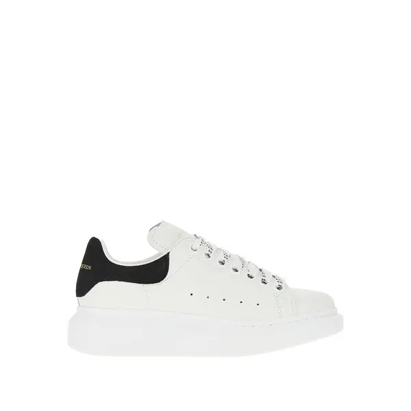 Alexander McQueen Leather Oversize Sneakers - White