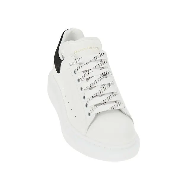 Alexander McQueen Leather Oversize Sneakers - White
