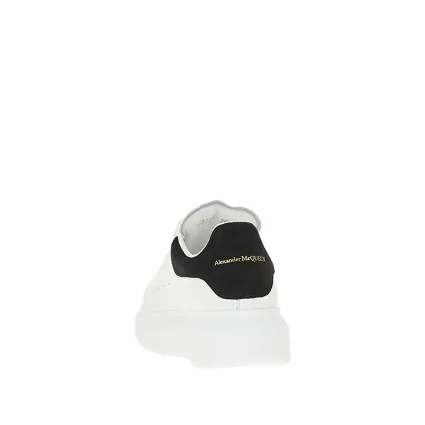 Alexander McQueen Leather Oversize Sneakers - White