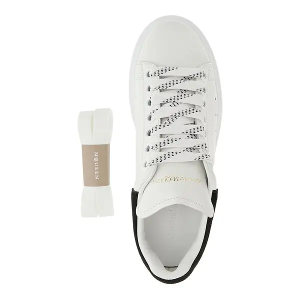 Alexander McQueen Leather Oversize Sneakers - White