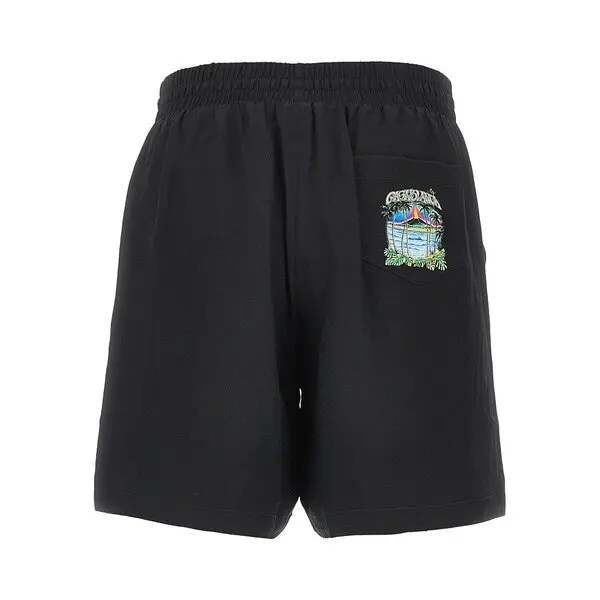 Casablanca Jacquard Silk Shorts