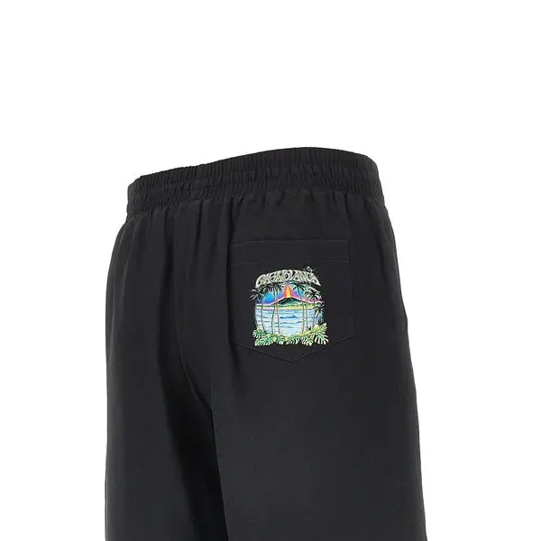 Casablanca Jacquard Silk Shorts