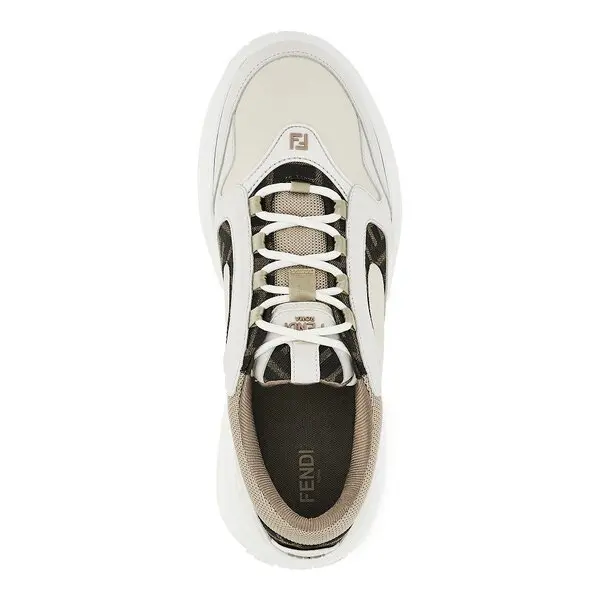 Fendi Sneakers With Ff Motif - Multicolor