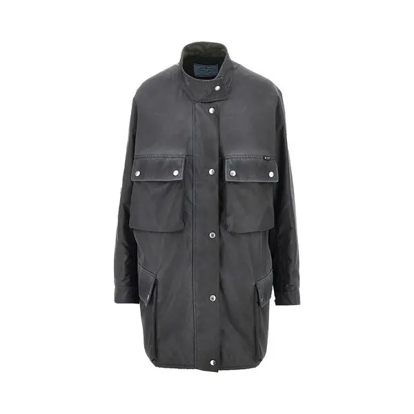 Prada Washed Re-nylon Oversized Blouson Jacket