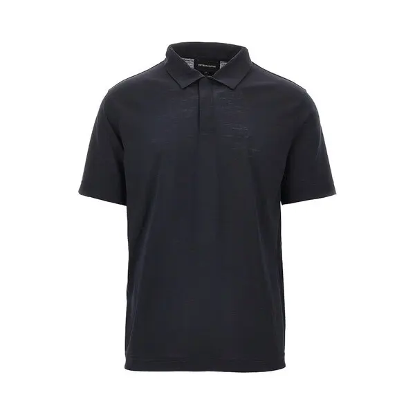 Emporio Armani Wool Jerey Polo Hirt - Blue