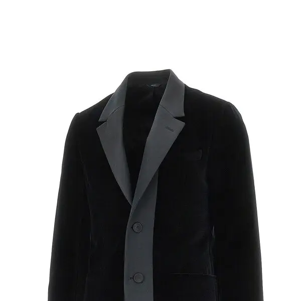 Fendi Single-breasted Velvet Jacket