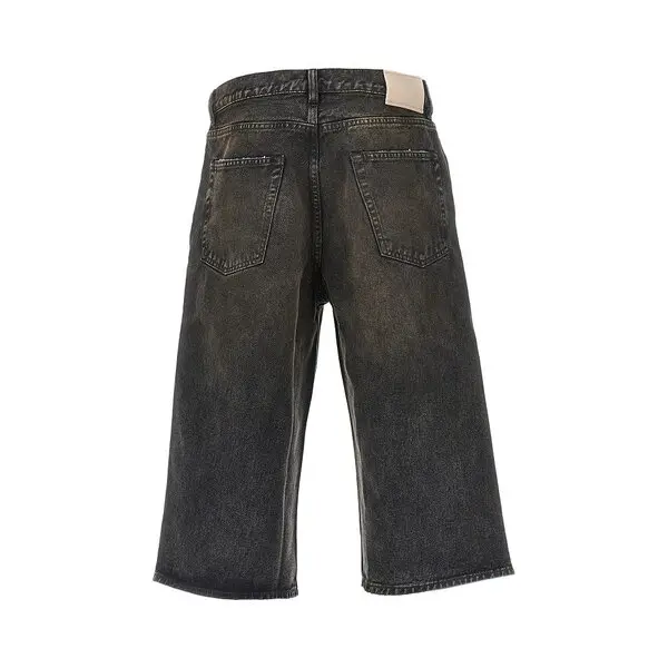 Our Legacy Capri Cut Jeans In Distressed Denim