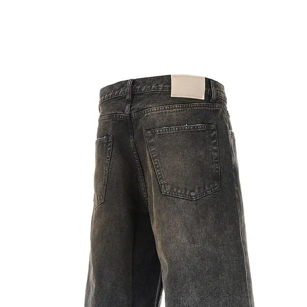 Our Legacy Capri Cut Jeans In Distressed Denim