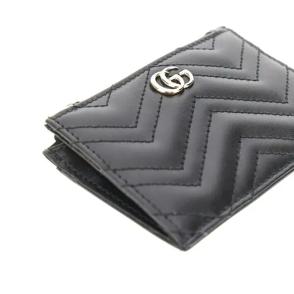 Gucci Leather Gg Marmont Key Holder