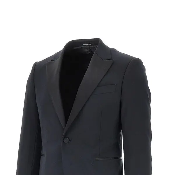 Emporio Armani M Line Evening Tailored Suit - Black