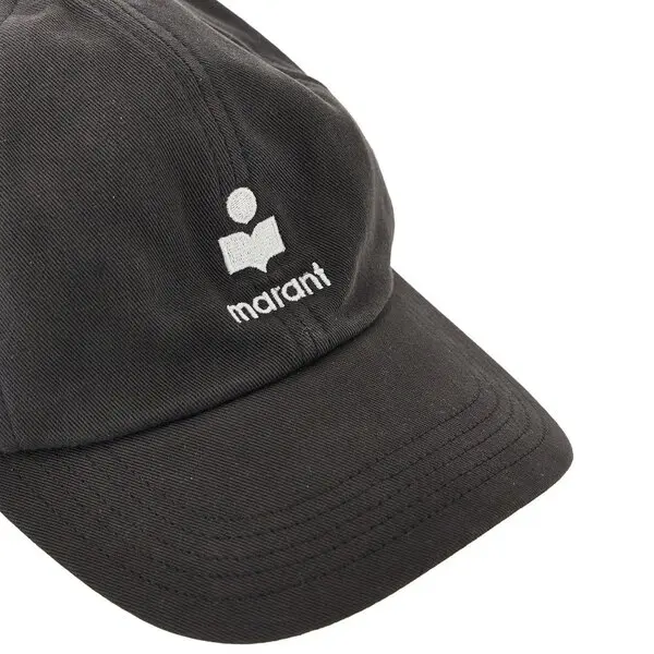Isabel Marant Étoile Embroidered Logo Baseball Cap - Black