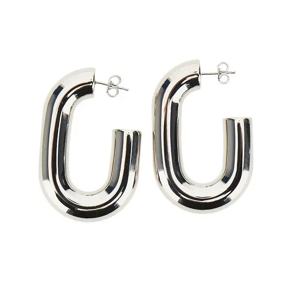 Rabanne Xl Link Earrings - Silver