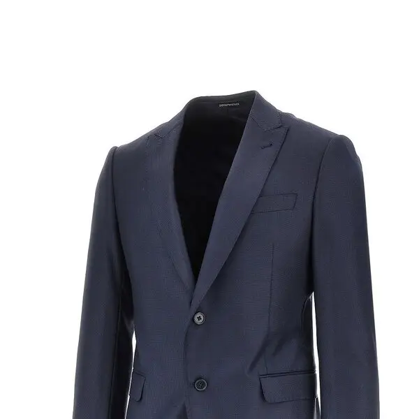 Emporio Armani Jacquard Wool M Line Suit