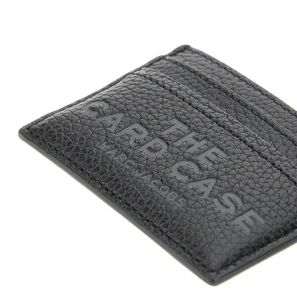 Marc Jacobs Grain Leather Cardholder - Black