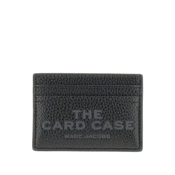 Marc Jacobs Grain Leather Cardholder - Black
