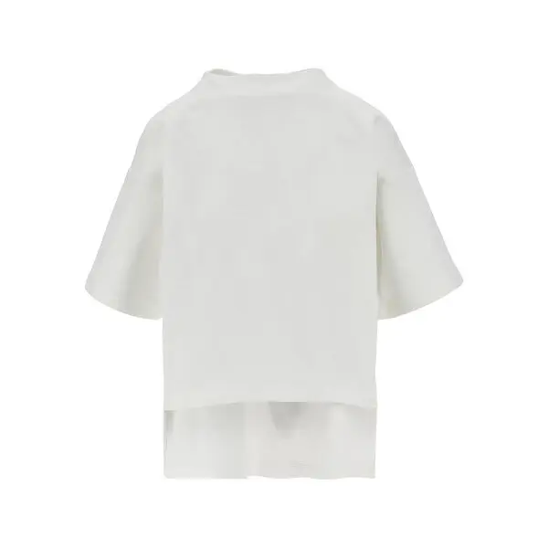 Alaïa Asymmetrical Boxy Fit T-shirt - White