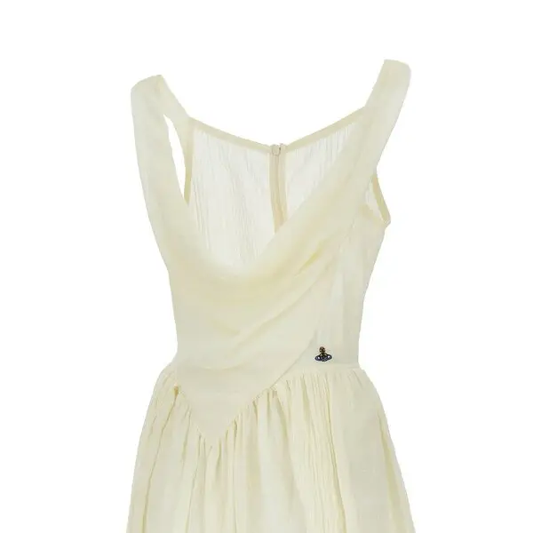 VIVIENNE WESTWOOD Sleeveless Muslin Mini Dress