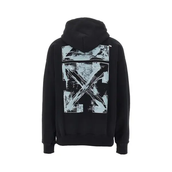 Off-White 3d Spray Arrow Hoodie - Black