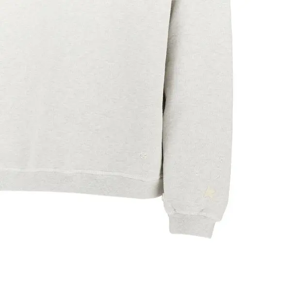 GOLDEN GOOSE Star' Cotton Sweatshirt With Ebroidery An - Grey