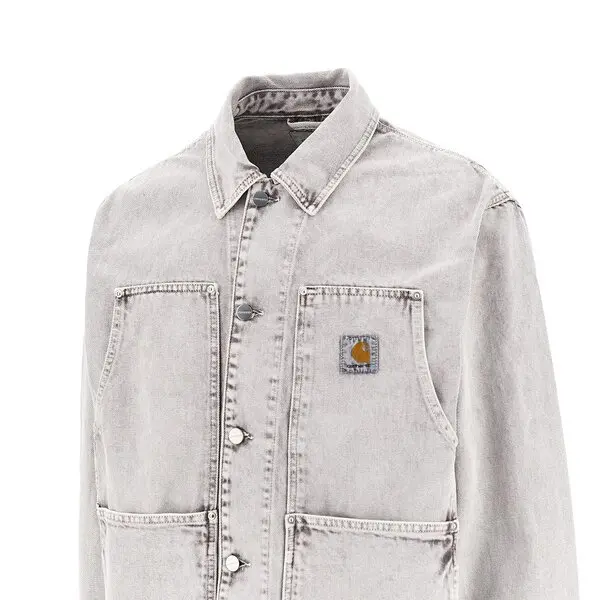 Carhartt Work In Progress Denim Double Front Jacket - Grey