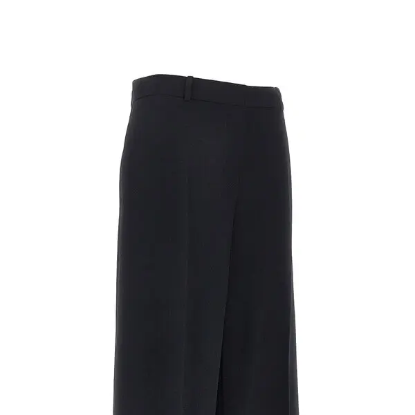 THE ROW Dender Wool Gabardine Wide Leg Pants